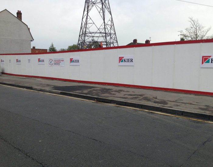 Site Hoardings & Solid Heras, London Fire Stations - Perimeter Solutions