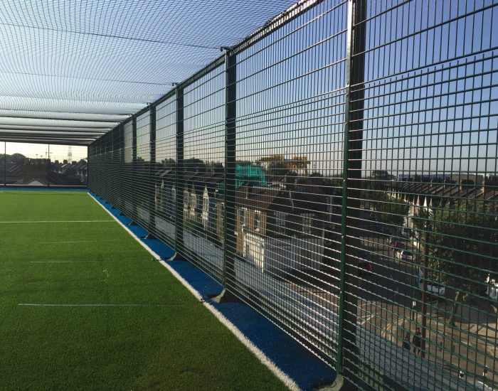 Rooftop MUGA Fencing - Perimeter Solutions
